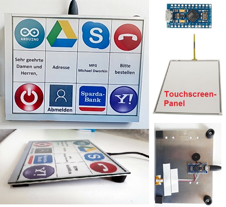 Arduino USB Macro Keyboard TouchPad fro Touchscreen Panel | Arduino ...
