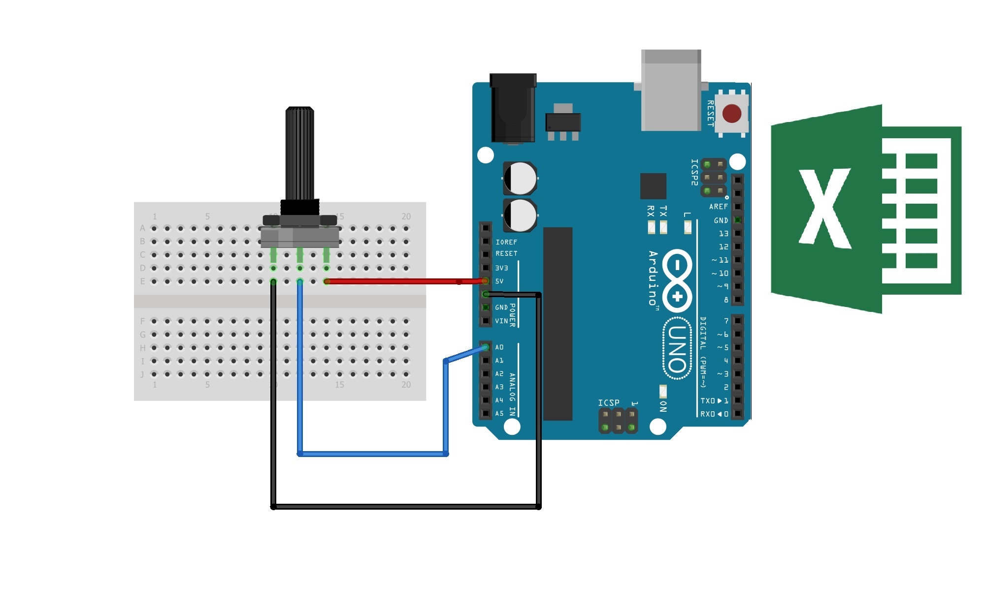 Arduino to Excel Communication | Arduino Project Hub