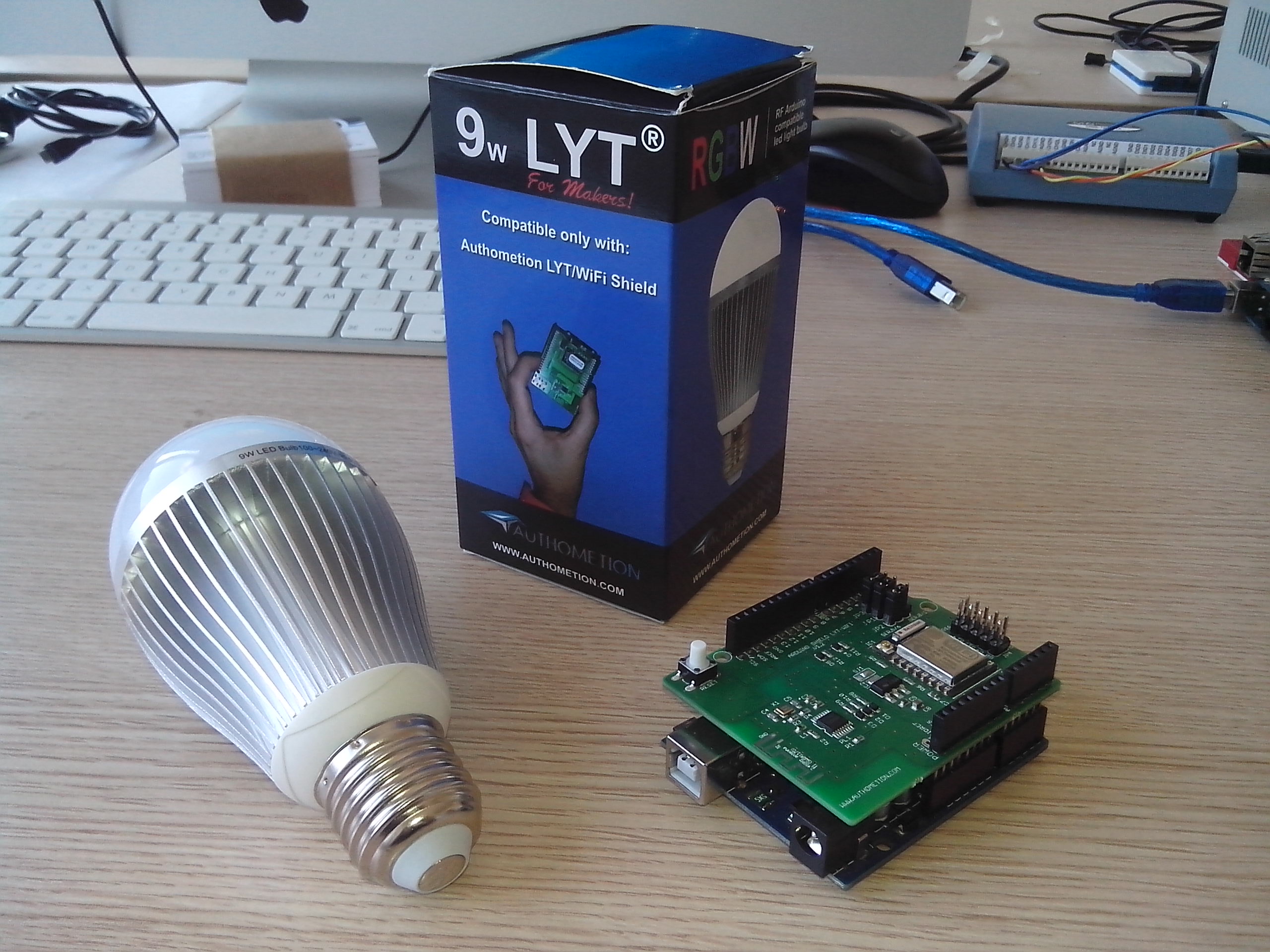 Weather forecast station with LYT led bulb and IFTTT | Arduino Project Hub