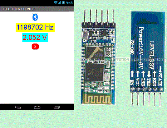 Frequency Counter for Android | Arduino Project Hub